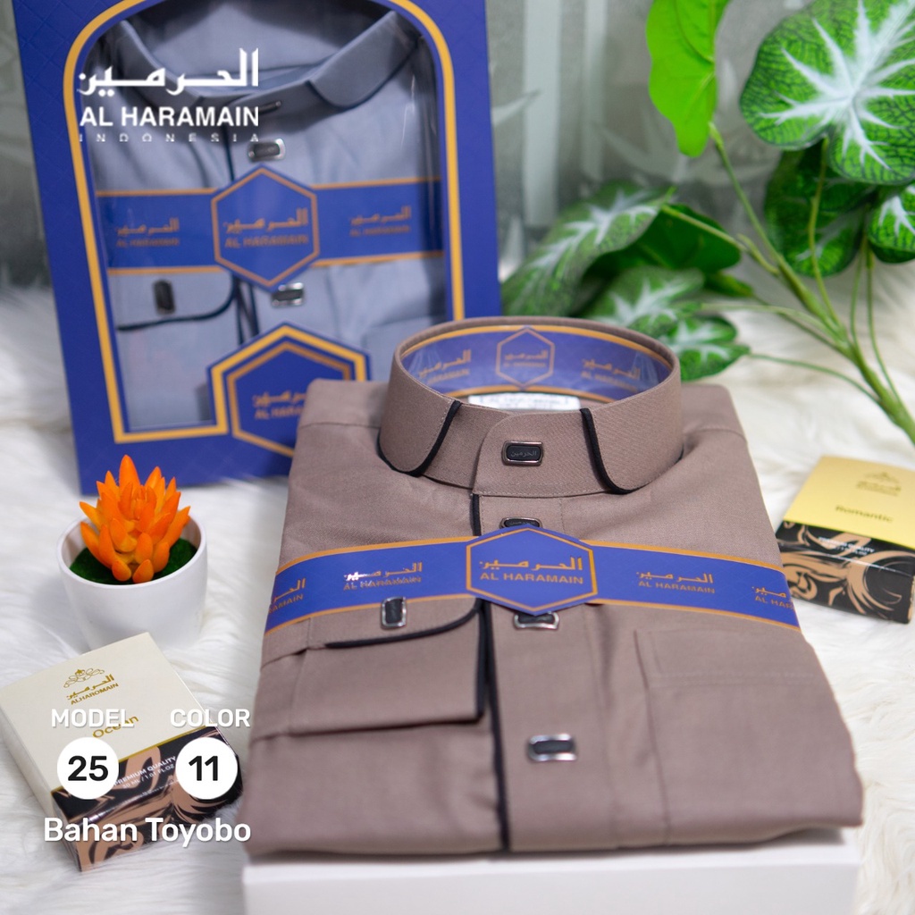 Al Haramain Premium Adult Men's Robe / Gamis Combi Cuffs (25) | Milo ...