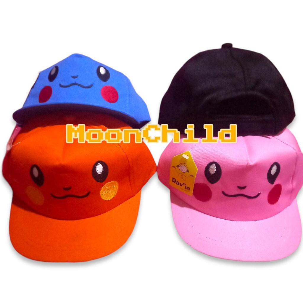 Pikachu Children's Hat 1-5th pikachu Character baseball Cap | Shopee ...