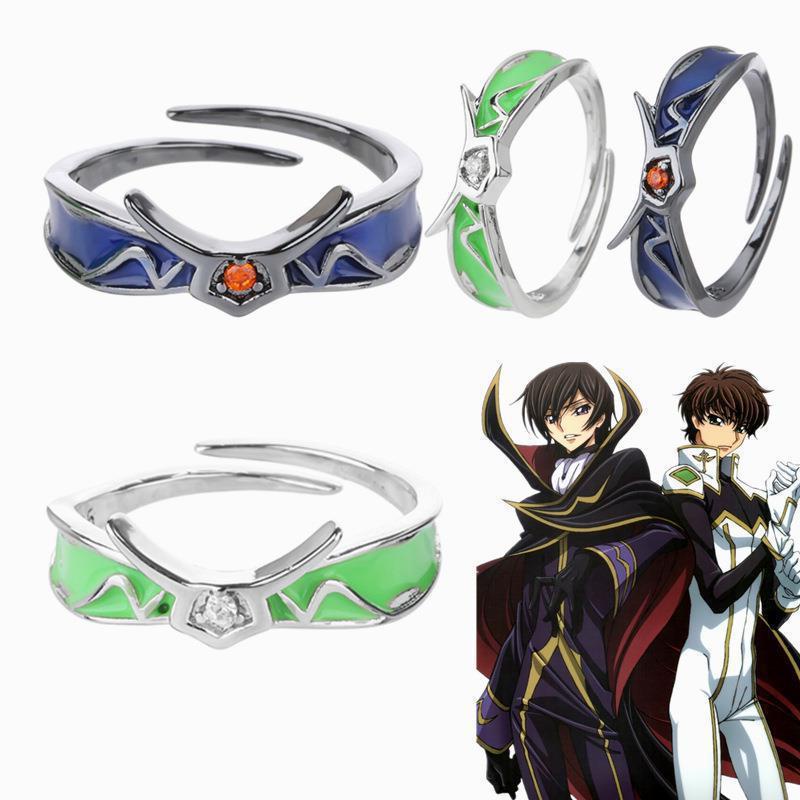 Anime Code Geass Ring Lelouch Adjustable Cosplay Unisex Couple Lover ...