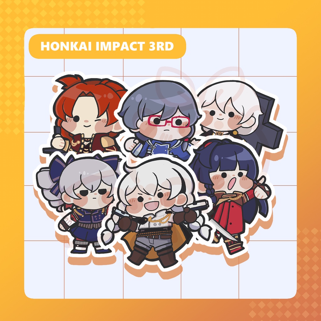Honkai Impact 3rd Laminated Vinyl Stickers┃nimica shop | Shopee Philippines