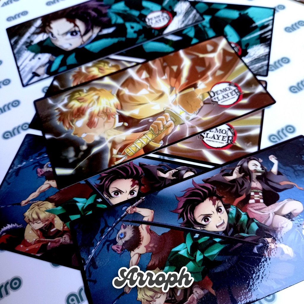 Demon Slayer : Kimetsu No Yaiba | Anime Sticker (Aquaflask, Laptop ...