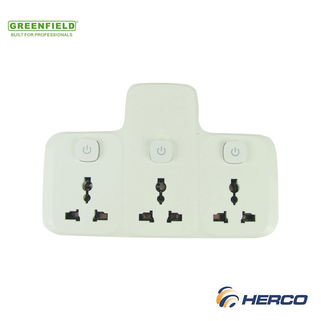 Greenfield 3 Way Universal Socket | Shopee Philippines