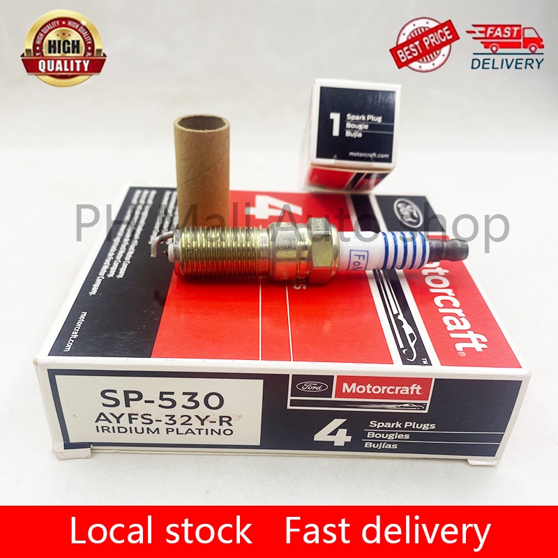 4PCS New SPARK PLUGS For FORD Escape 2.3 Mazda tribute 2.3L MOTORCRAFT ...