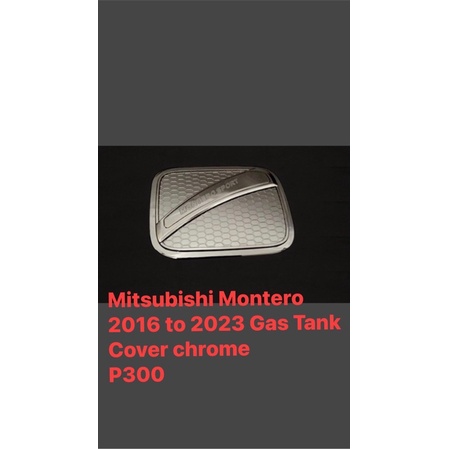 Mitsubishi Montero 2020 to 2023 Gas Tank Cover chrome | Shopee Philippines
