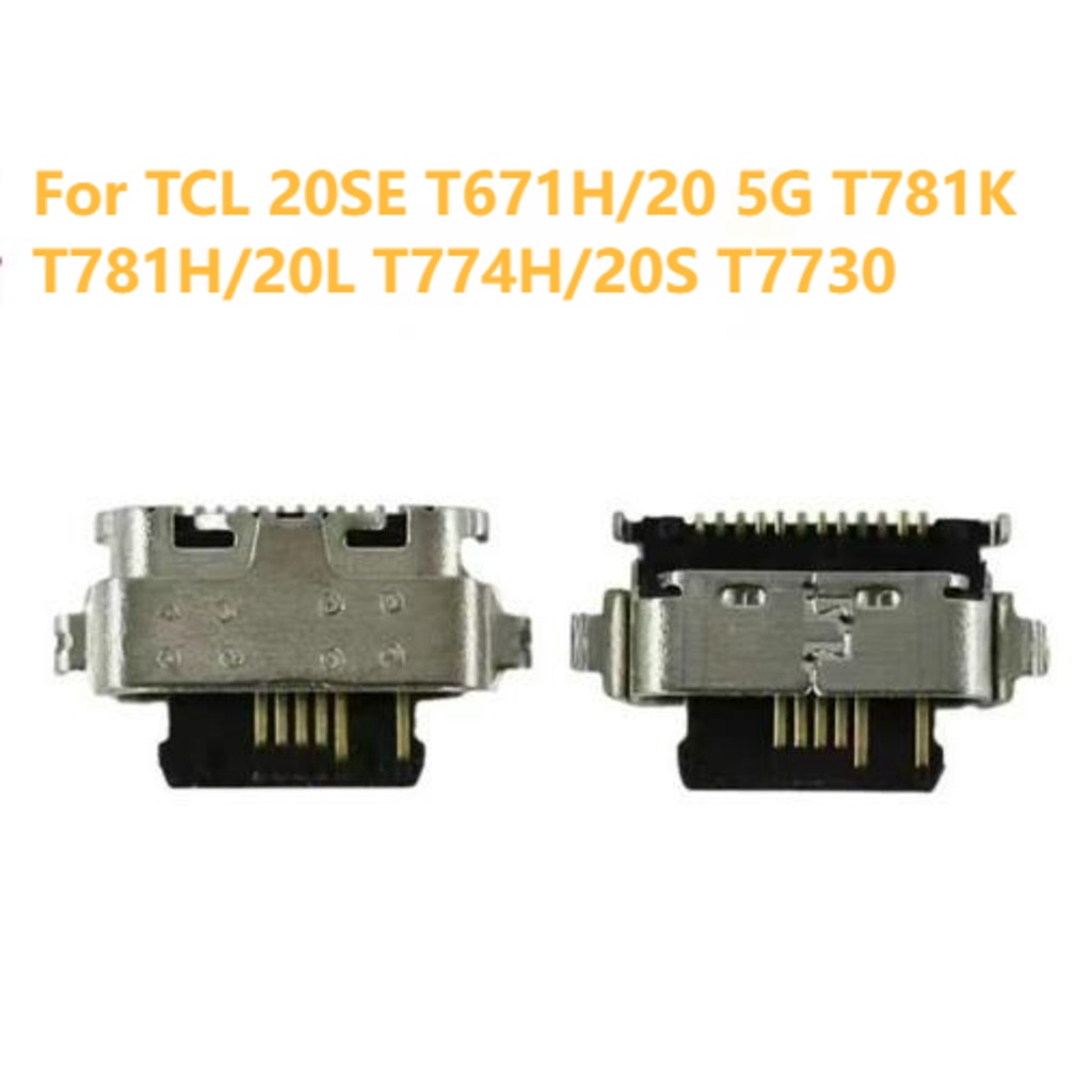 10-50pcs USB Charging Port Dock Plug For TCL 20SE T671H/20 5G T781K T781H/20L T774H/20S T7730 ...
