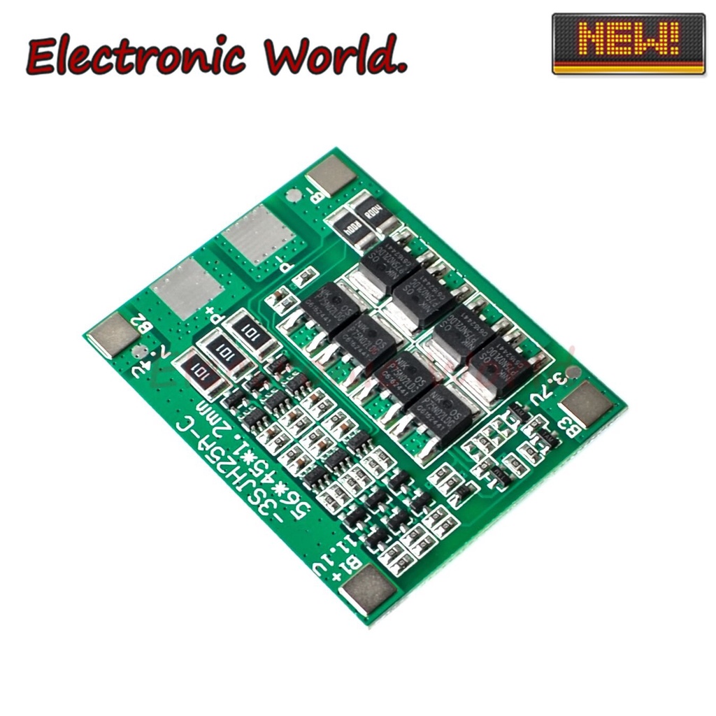 3S 25A Li-ion 18650 BMS PCM Battery Protection Board BMS PCM With ...