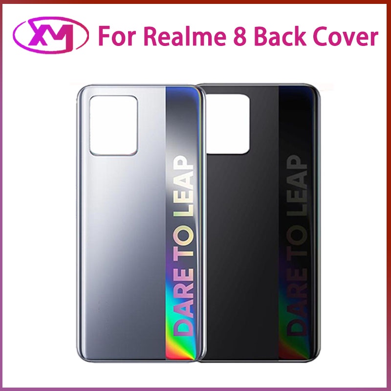 For Realme 8 Battery Back Rear 4G RMX3085 Cover Door Housing Battery ...