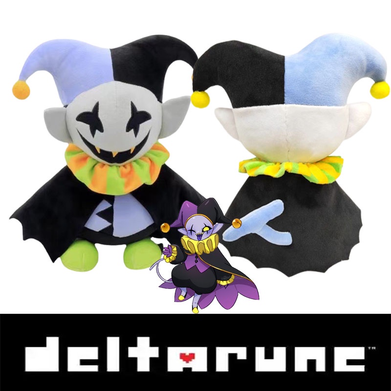 28cm Deltarune Jevil Plush Toy Joker Stuffed Doll Kids Xmas Birthday ...