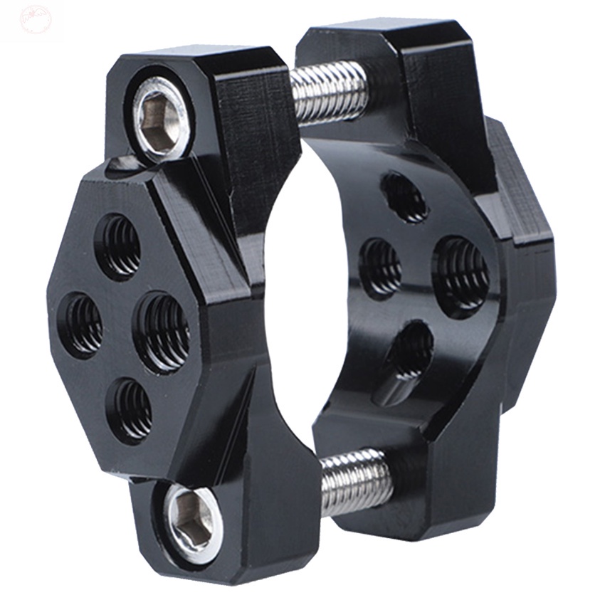 Motorcycle Stent 7-32mm Bracket Bumper Clamp Auxiliary Spotlight Clip ...