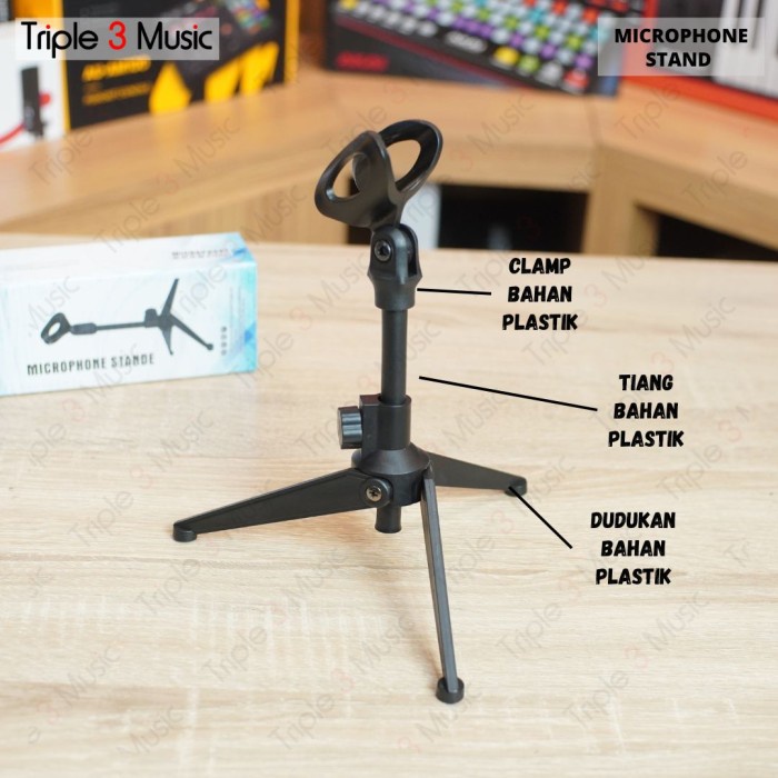 Mic Stand with 3 legs. L04 plastic table Podium | Shopee Philippines