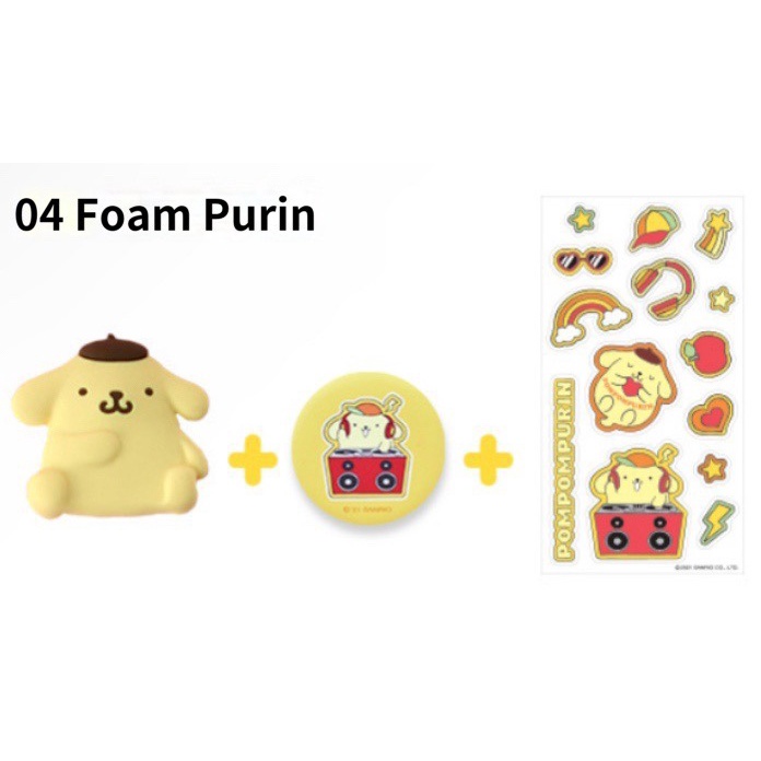 [Sanrio] 2 Way Phone Grip + Sticker Set Poptok Phone stand holder Hello ...