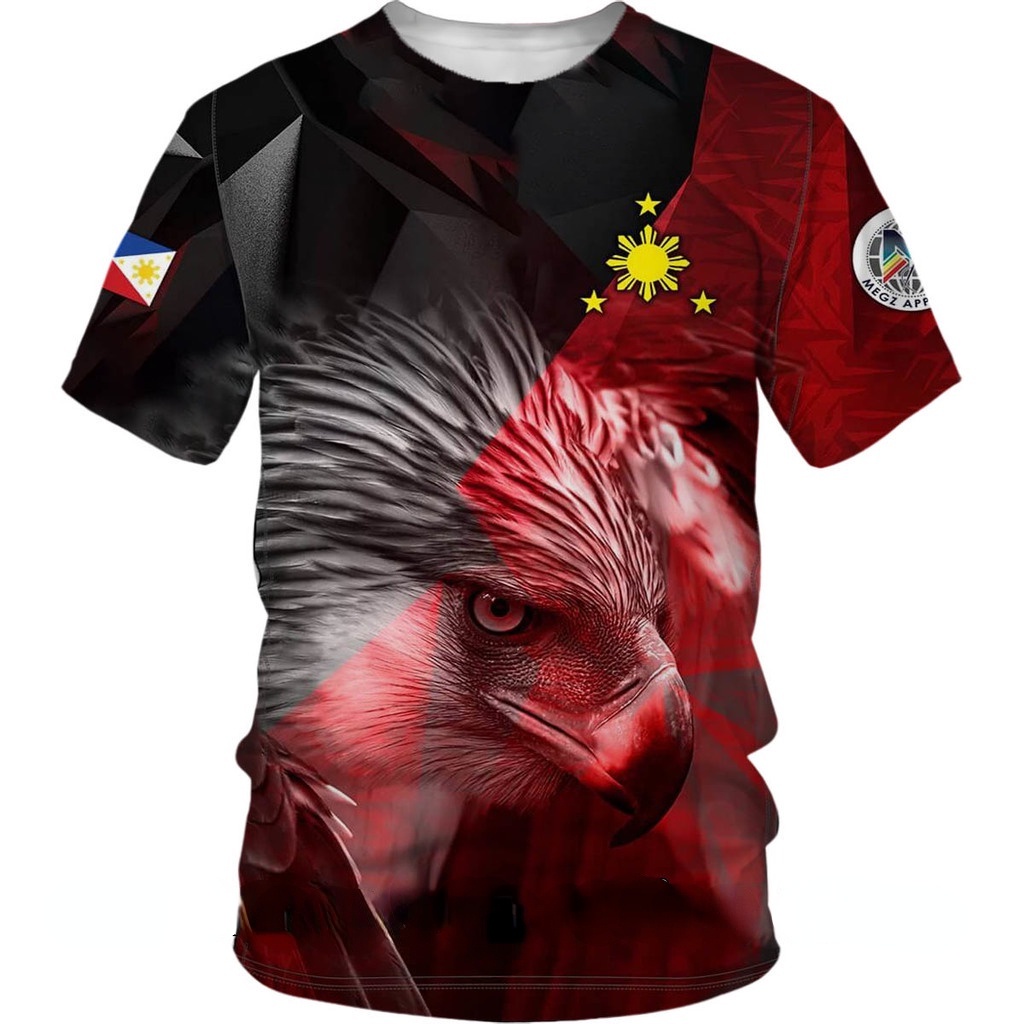 Full Sublimation NEW RED EAGLE DESIGN 3D PRINT T-Shirt Summer Tee Size ...