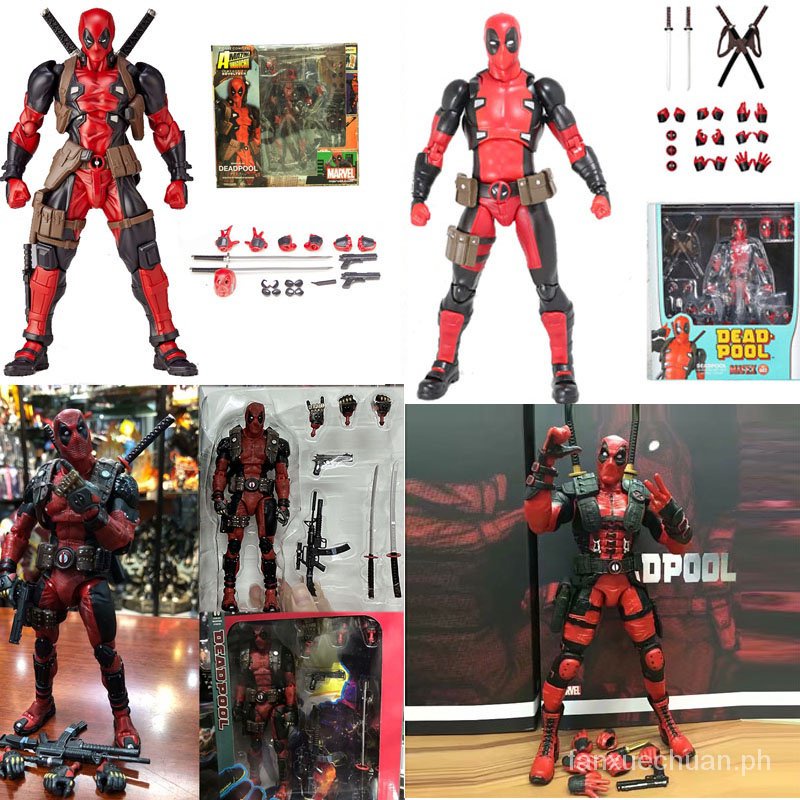 Crazy Toys Mezco Yamaguchi Revoltech Super Hero Deadpool Action Figure ...