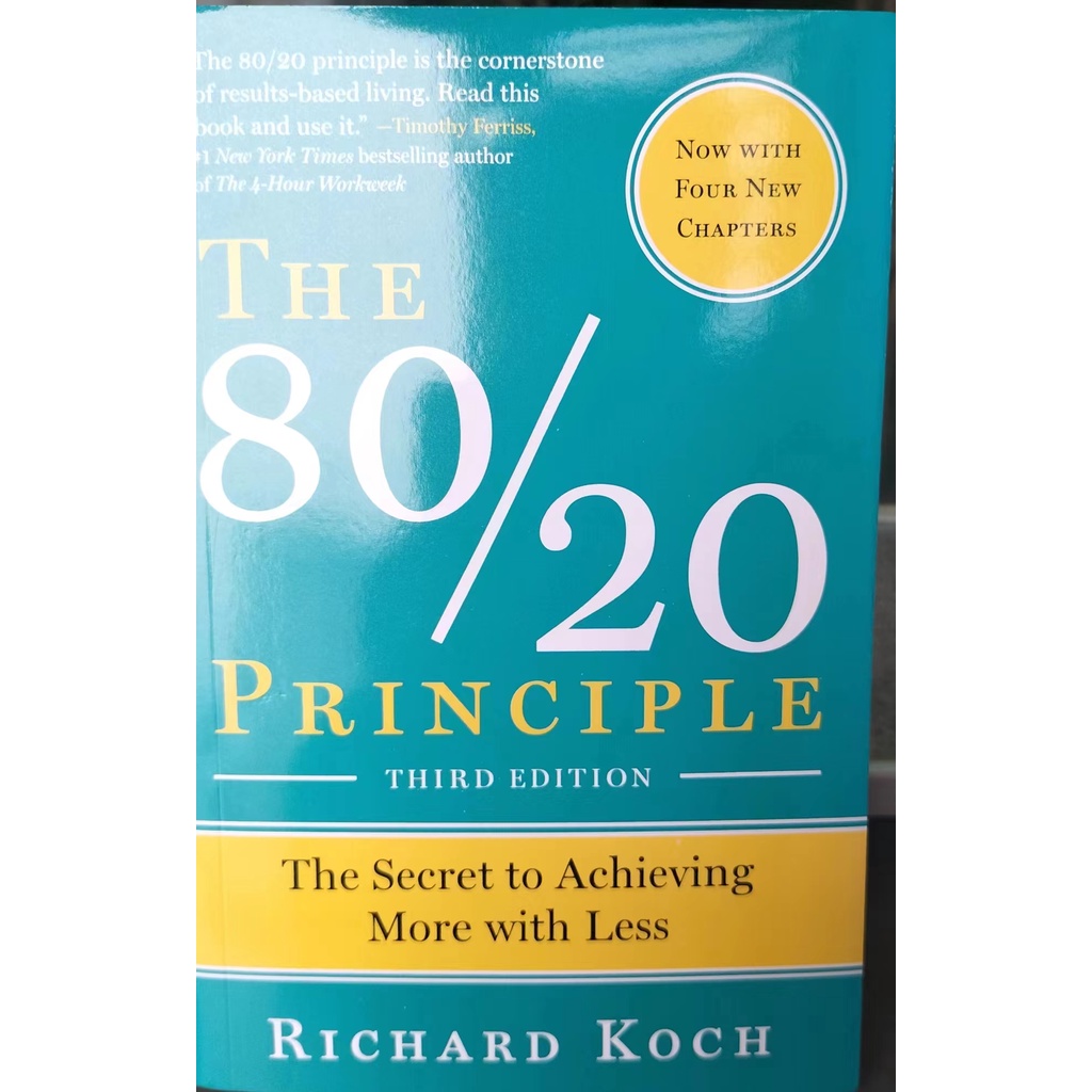 The 80/20 Principle English original management books | Shopee Philippines