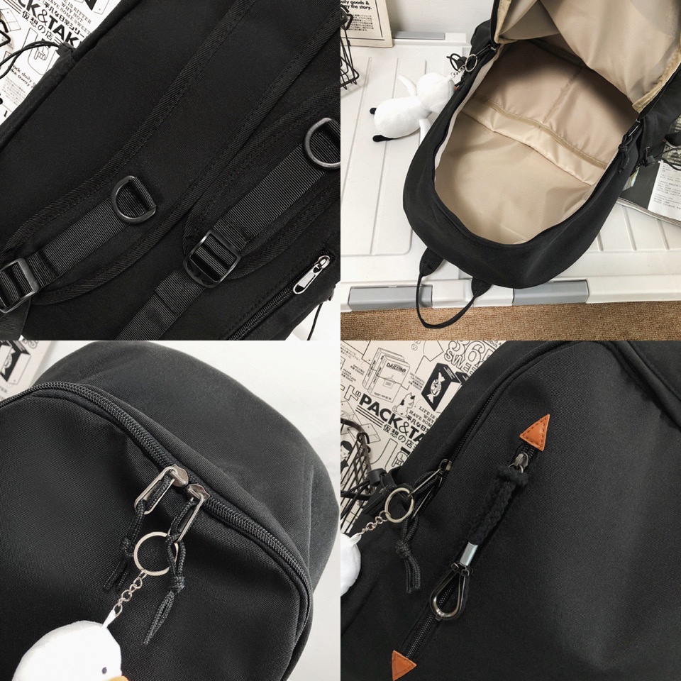 247 Students simple large-capacity schoolbag fashion women's backpack ...