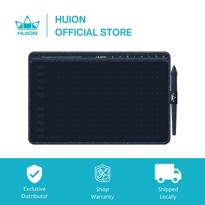 Huion Inspiroy Hs611 Starry Blue Drawing Tablet 8192 Pressure ...