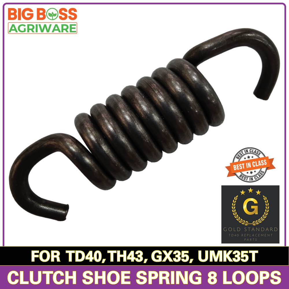 BBA TD40, GX35, TH43 Clutch Shoe Spring for Kawasaki 2-Stroke & Honda 4 ...