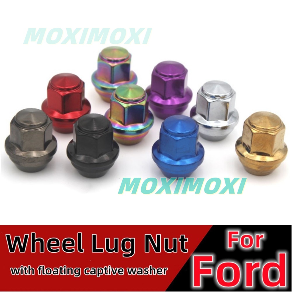 1 Piece Multiple colors Alloy Steel Wheel Lug Nuts For Ford Fiesta ...