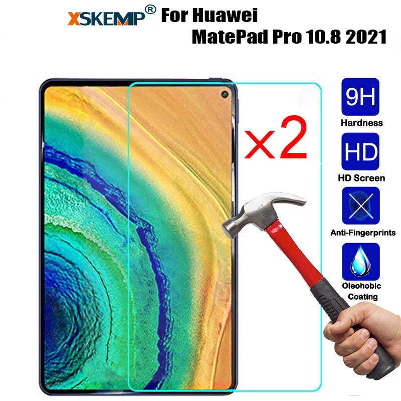 2 PCS For Huawei MatePad Pro 10.8 5G / 2019 / 2021 Tempered Glass ...