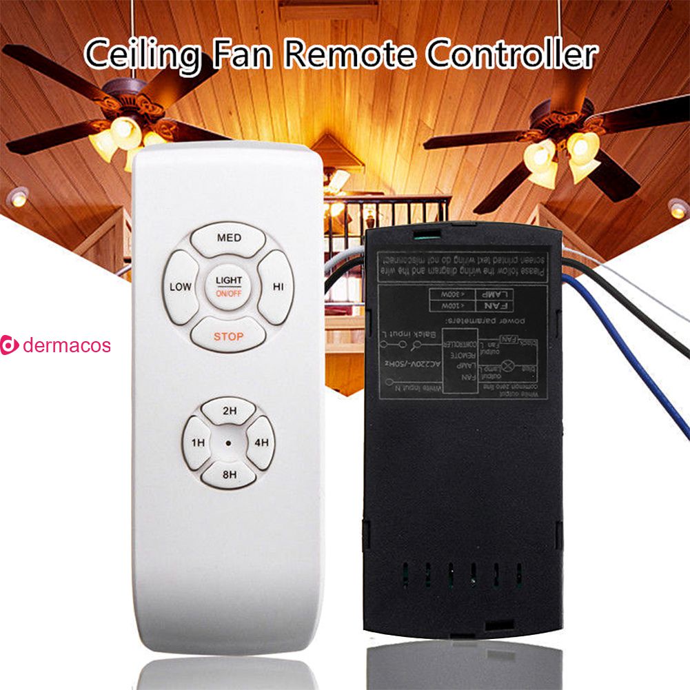 Fan Remote Controller Kit Ceiling Lamp Universal Wireless Control ...