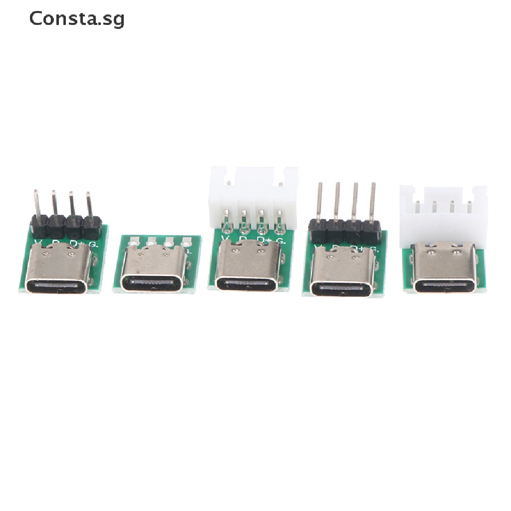 Consta 5PCS TYPE-C USB3.1 16 Pin Female to 2.54mm Type C Connector 16P ...
