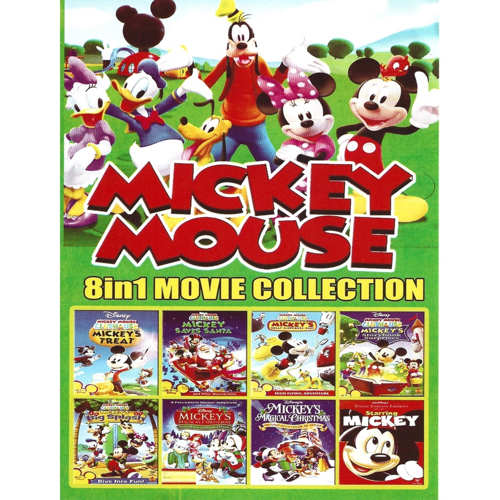 Mickey Mouse 8-in1 Movie Collection | Shopee Philippines