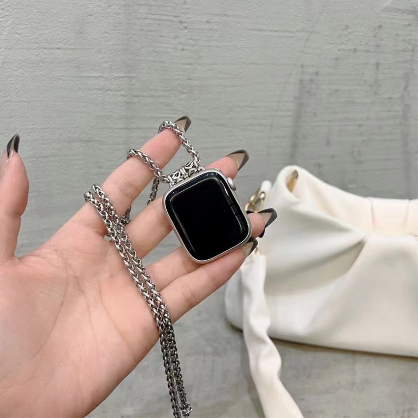 Fashion Display Clock Necklace Chain Watches for iwatch 49mm 44mm 40mm ...