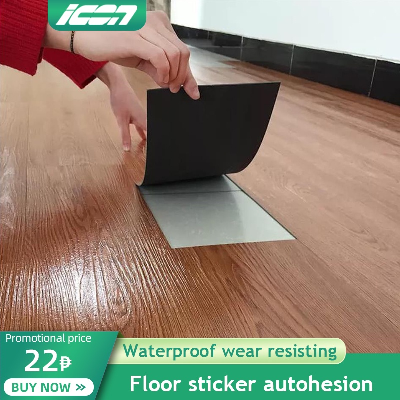 PVC Floor Sticker Waterproof Removable Vinyl Floor Home Decorative Wood ... PVC Floor Sticker Waterproof Removable Vinyl Floor Home Decorative Wood ...