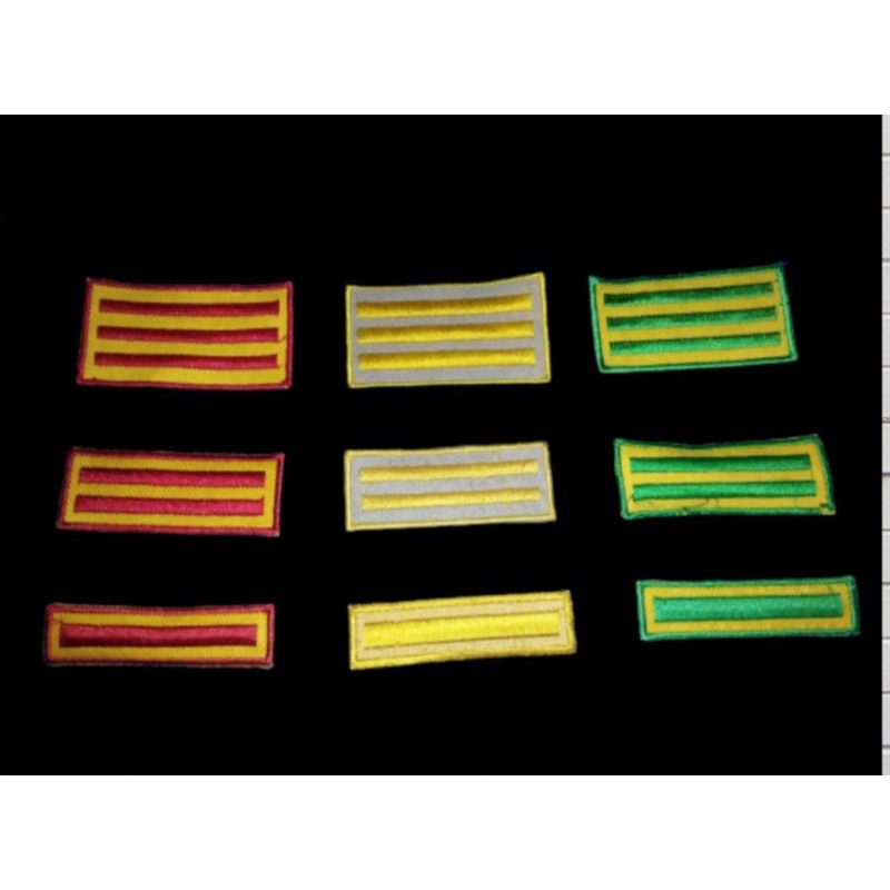 Pinru pin Team Leader Sign/tanjab bed Embroidery Position Mark | Shopee ...