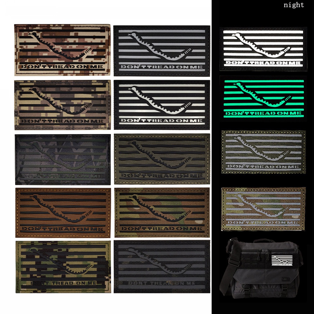 Reflective IR Fabric Gatesden Flag Don't Step On Snake Pattern Armband ...