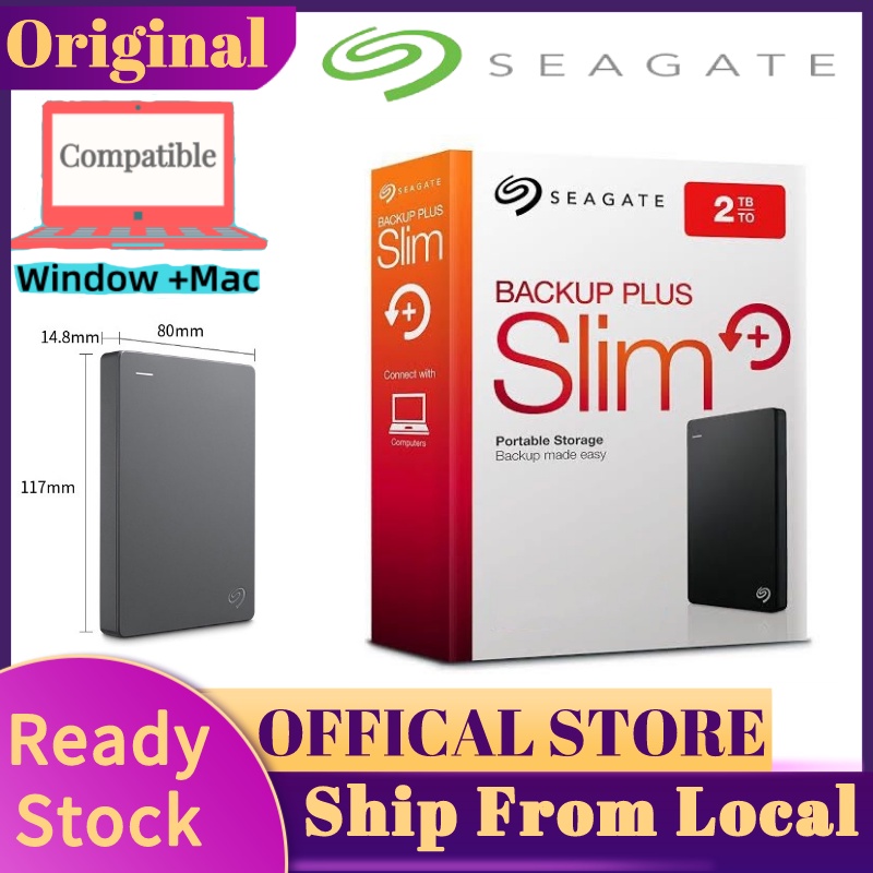 ORIGINAL SEAGATE Golden Hard Disk 2TB/HDD/USB3.0 External Hard Drive ...