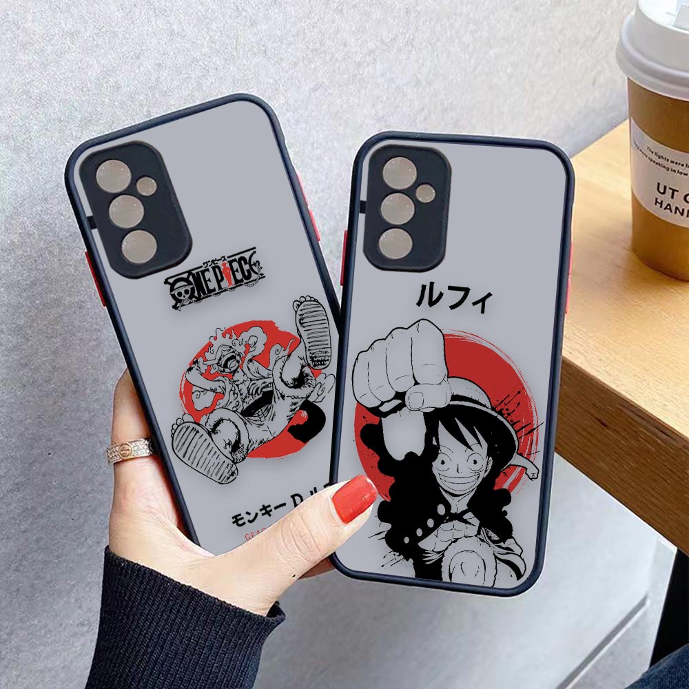 Monkey D Luffy One Piece Gear 5 Sun God Nika Matte Black Phone Case For ...