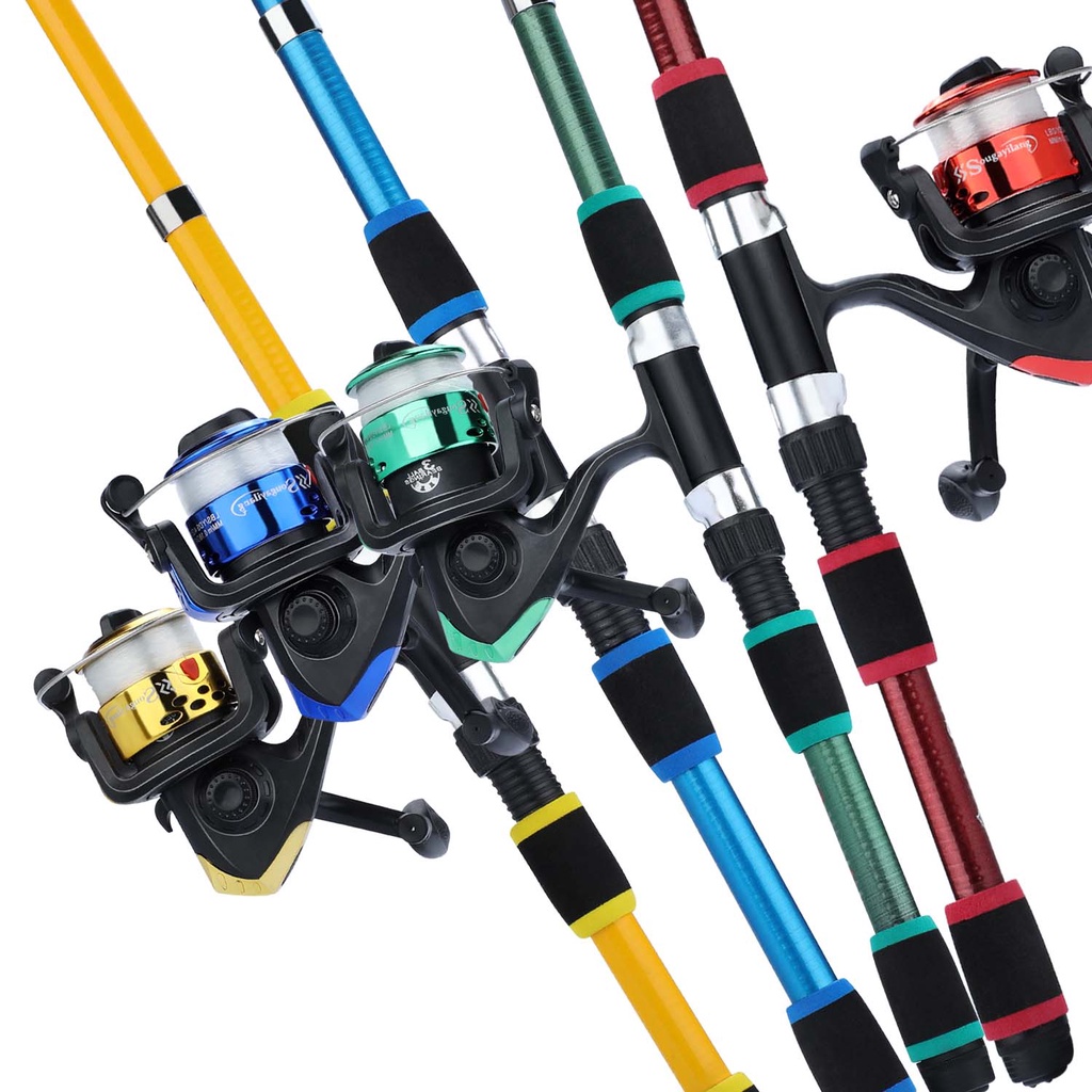 Fishing Rod and Reel 1.8M/5.9FT Travel Telescopic Fishing Rod with ...