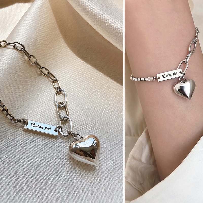 Fashion, personality, glossy love bracelet, suitable for women's ...