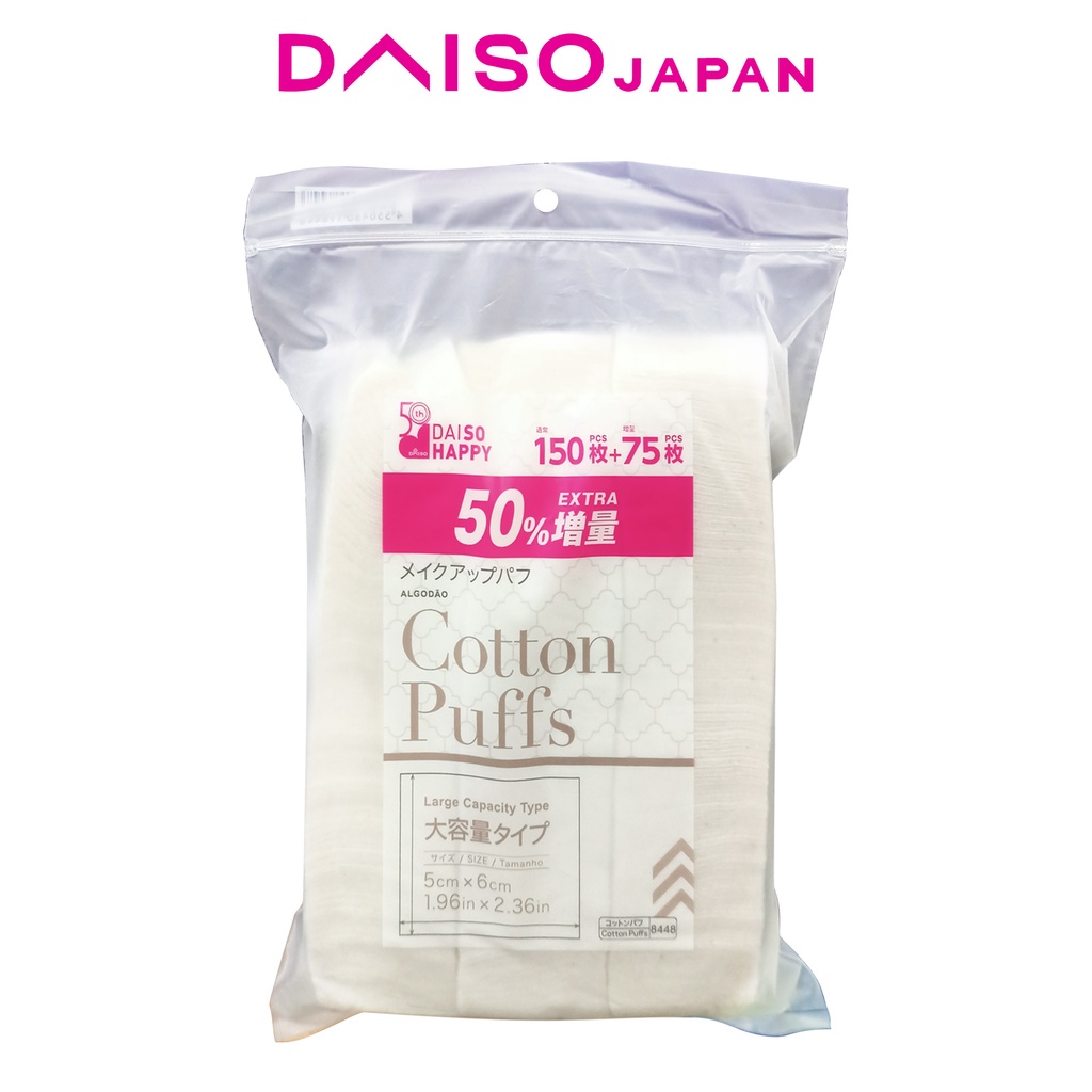 Daiso 50th Anniversary Cotton Puffs | Shopee Philippines