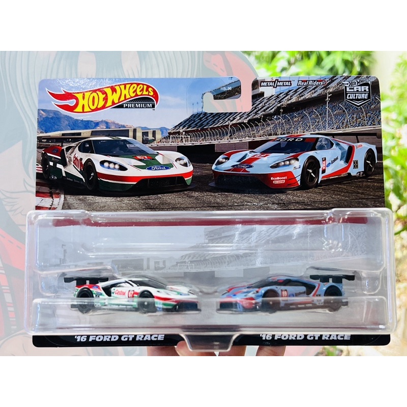 Hobby Store Hot Wheels Premium Pack 2 16 Ford GT Race model car (Target ...
