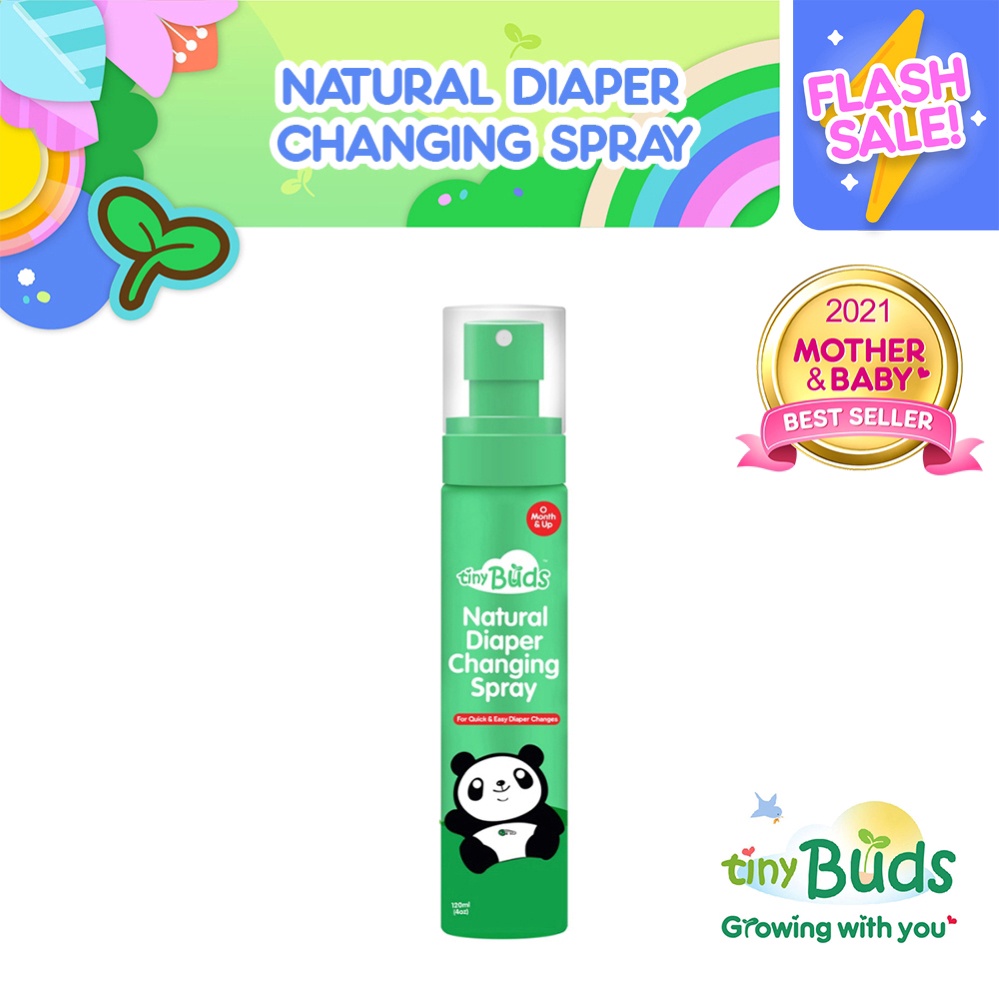 Tiny Buds Quick & Easy Natural Diaper Changing Spray (120ml) [FS ...