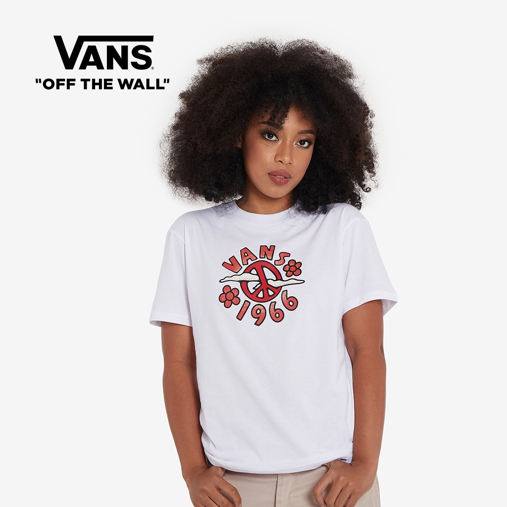 Vans Psyka Delia White T-Shirt For Women | Shopee Philippines