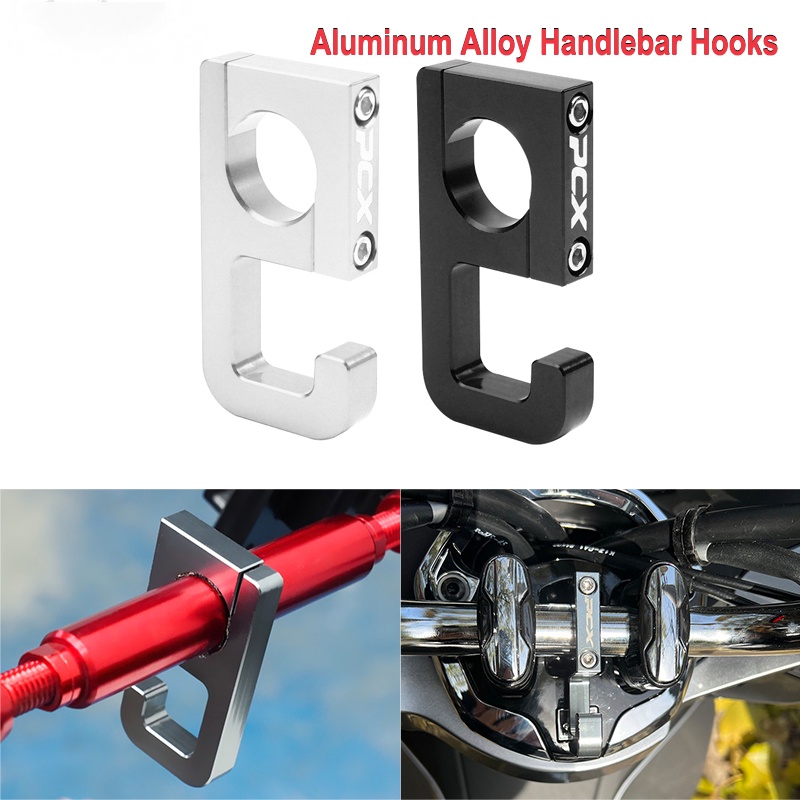 Motorcycle Handlebar Hook Aluminum Bag Hook Helmet Holder Hanger ...