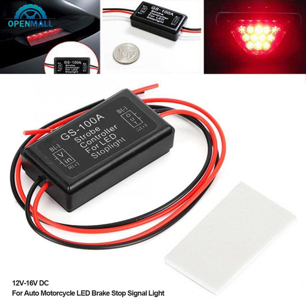 OPENMALL Universal Vehicles Flash Strobe Controller Car Brake Light ...