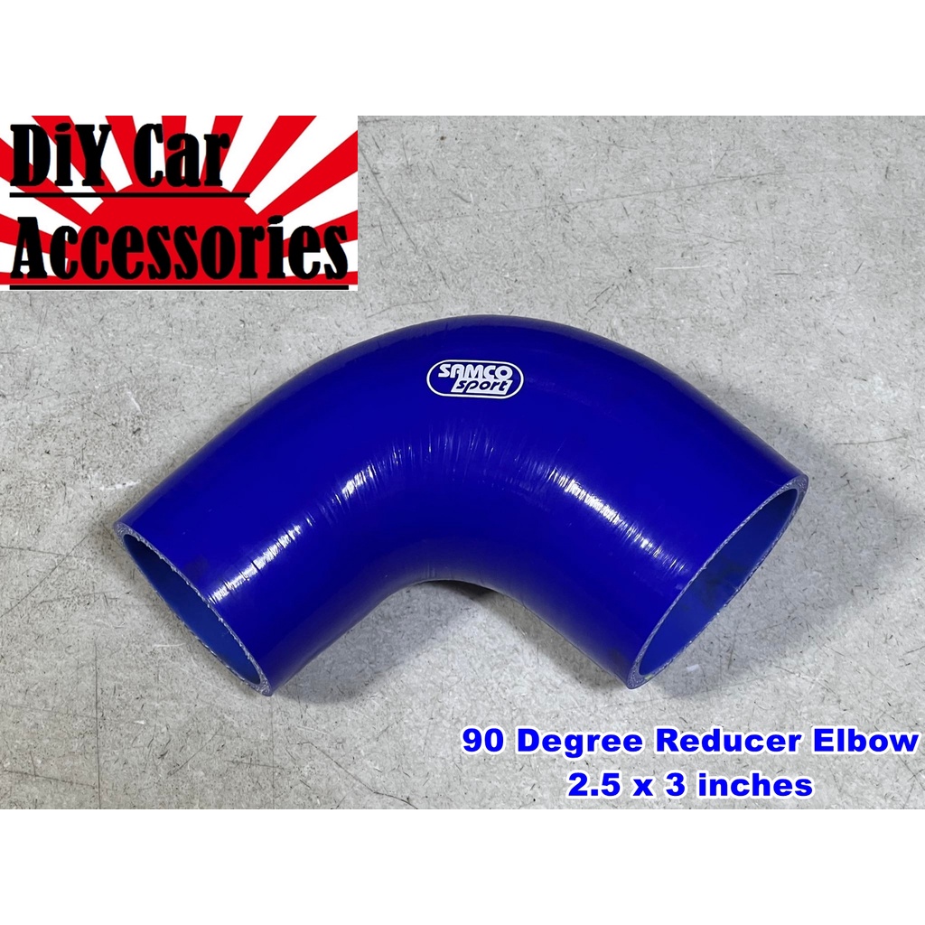Samco Silicon Elbow Coupler 90 degree (2.5 x 3 inches) | Shopee Philippines