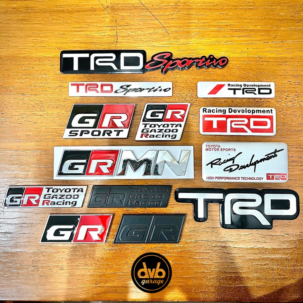 Toyota LOGO EMBLEM - GR GAZOO RACING TRD | Shopee Philippines