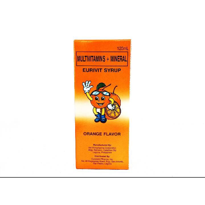 Eurivit 120ml (Multivitamins + Minerals) | Shopee Philippines