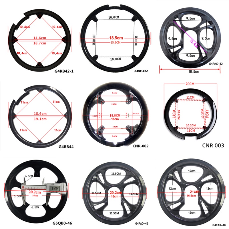 Bicycle Sprocket Protection Chain Wheel Protective Cover Crank Chain ...