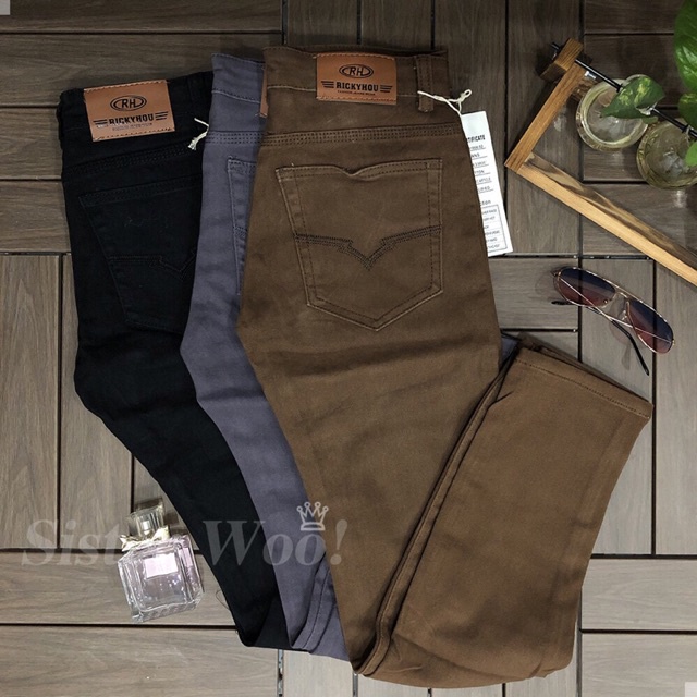 HIGH QUALITY STRETCHABLE SKINNY COLORED PANTS FOR MEN'S | Shopee ...