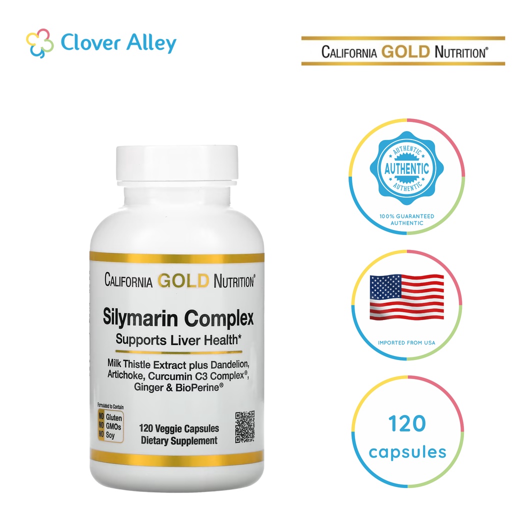 California Gold Nutrition, Silymarin Complex, Milk Thistle Extract Plus ...