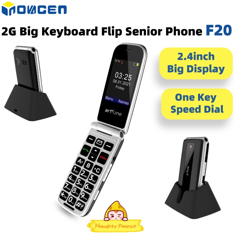 INOVAGEN 2G Senior Phone F20 With Charging Cradle/2.4inch Big Display ...