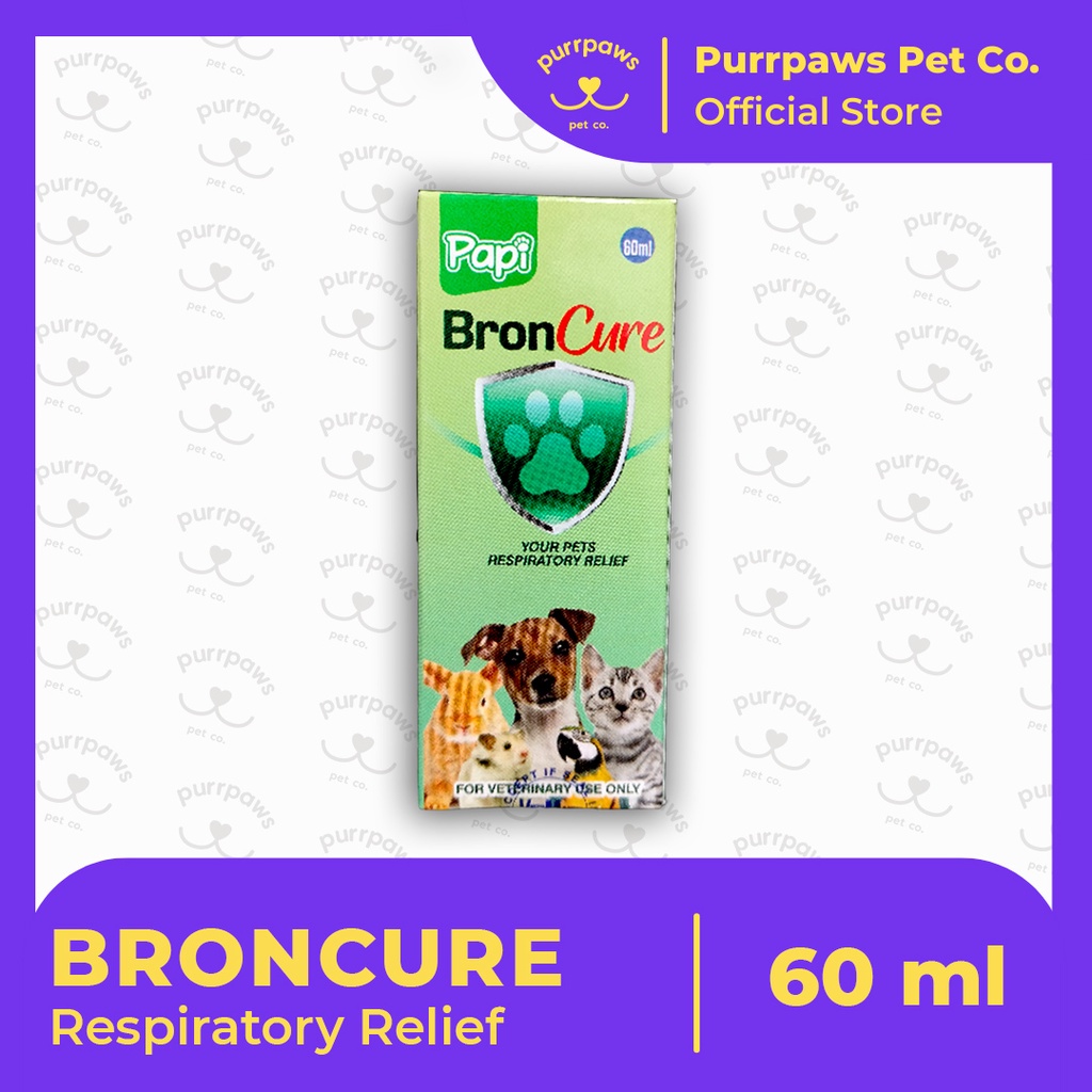 BRONCURE Respiratory Relief for Pets (60 ml) | Shopee Philippines