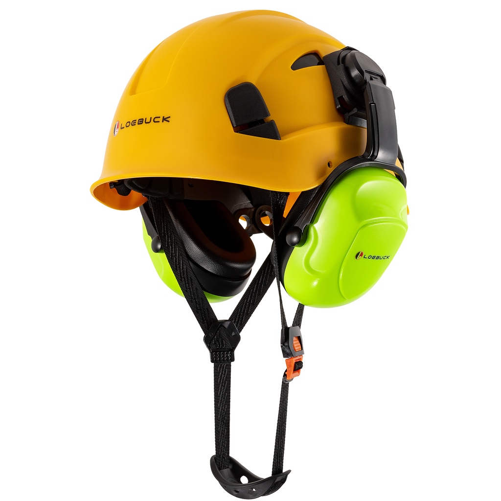 LOEBUCK American style construction work safety helmet with goggles and ...