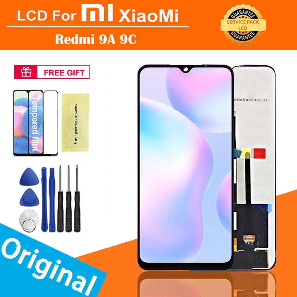 Popsical LCD For Xiaomi Redmi 9A 9C 9 C Original Display LCD Touch Screen Assembly Replacement ...